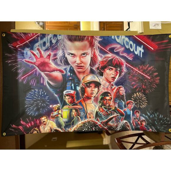 Lego | Toys | Stranger Things 5 Starcourt Mall Flag Mind Flayer Upside ...